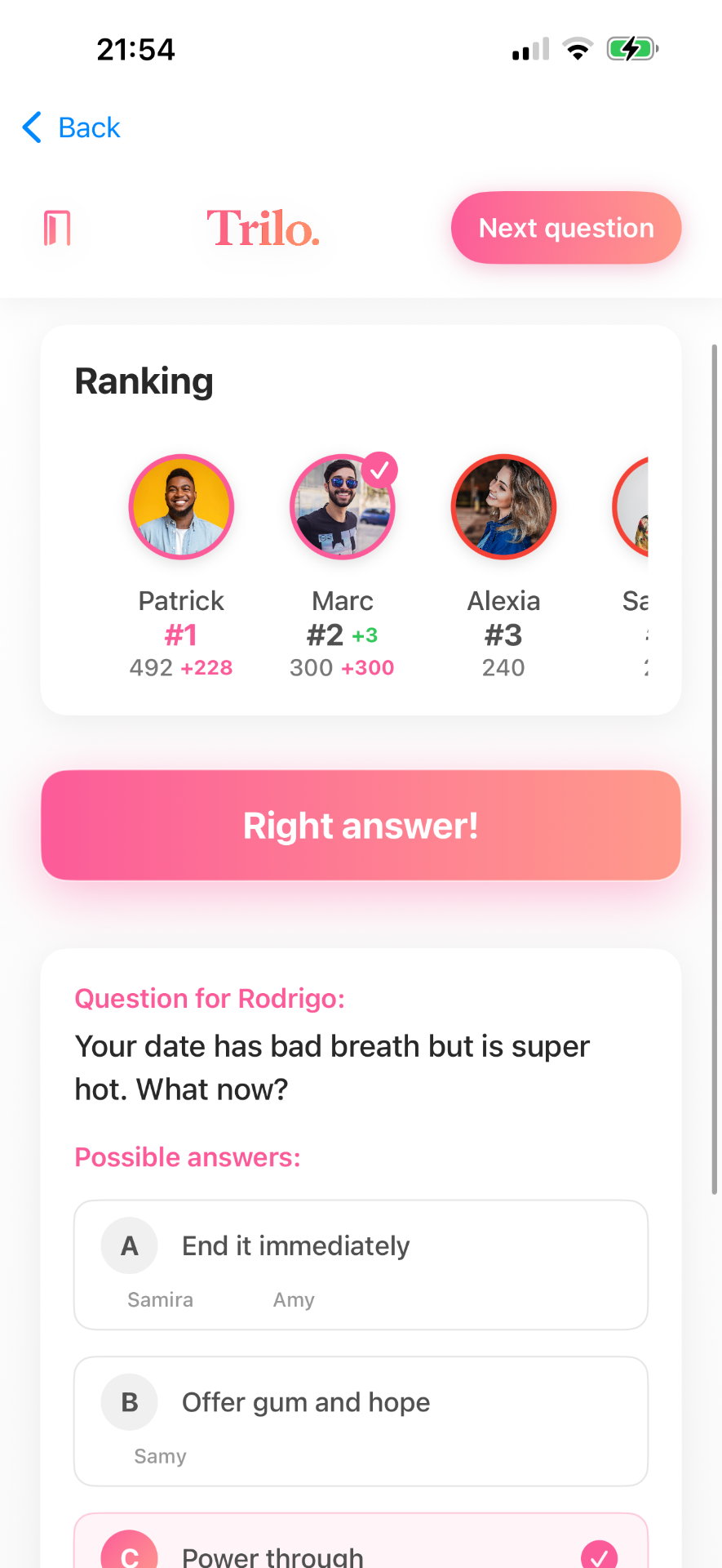 Trilo - Discover who knows you best